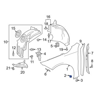 Mercedes EQS OEM Fenders | Factory Front & Rear Fenders — CARiD.com