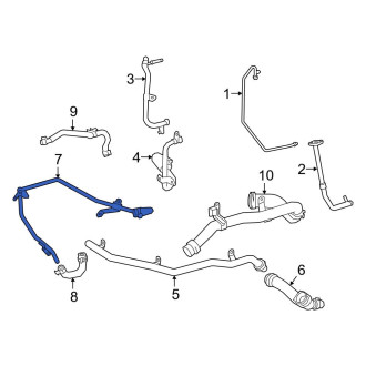 Mercedes GLA Class Turbocharger Pipes, Hoses & Clamps — CARiD.com