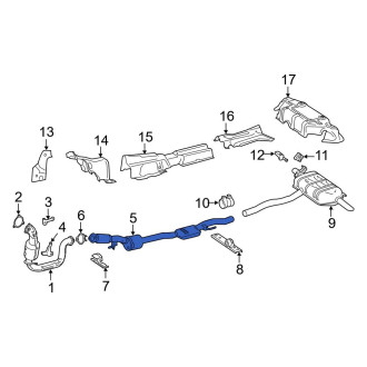 Mercedes GLB Class OEM Exhaust Parts | Systems, Tips, Pipes — CARiD.com