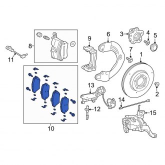 Mercedes OEM Brake Parts - Pads, Bleeders, Rotors, Lines | CARiD