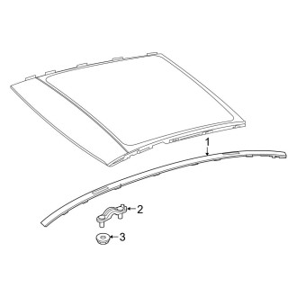 2021 Mercedes A Class Roof Seals & Moldings — CARiD.com