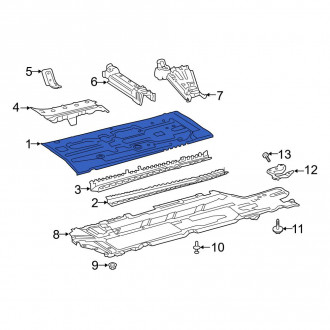 Mercedes CLA Class Replacement Floor Pans — CARiD.com