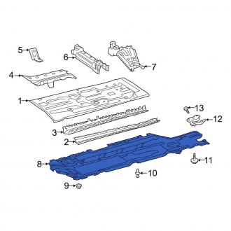 Mercedes CLA Class Underbody Covers | Splash Shields — CARiD.com