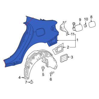Mercedes A Class Body Parts | Collision Repair, Restoration - CARiD.com