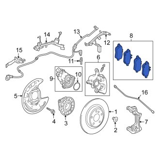 Mercedes OEM Brake Parts | Pads, Bleeders, Rotors, Lines — CARiD.com