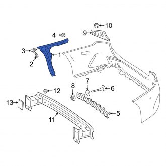 Mercedes A Class Bumper Reinforcements & Energy Absorbers – CARiD.com