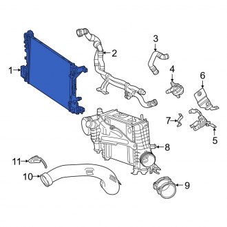 Mercedes GLB Class Radiators & Parts | Performance, Replacement — CARiD.com