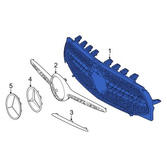 Mercedes GLA Class OEM Grilles | Factory Billet & Mesh Grilles — CARiD.com