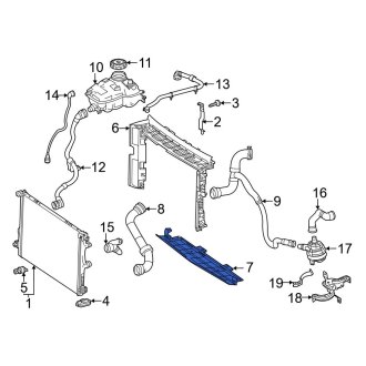 Mercedes GLA Class OEM Engine Cooling Parts | Radiators, Fans — CARiD.com