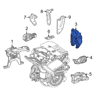 Mercedes A Class Replacement Motor Mounts — CARiD.com