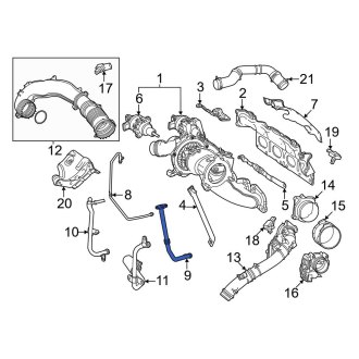 Mercedes CLA Class Turbo & Supercharger Lines, Hoses, Fittings | CARiD
