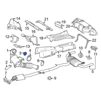 Mercedes GLE Class OEM Exhaust Parts | Systems, Tips, Pipes — CARiD.com