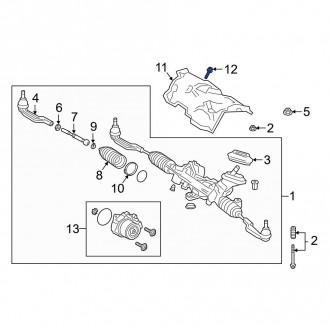 Mercedes GLB Class Rack & Pinion Steering Systems, Parts — CARiD.com