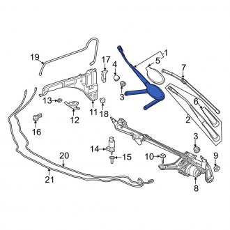 Mercedes GLA Class Replacement Wiper Arms — CARID.com