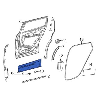 Mercedes GLA Class Replacement Door Shells & Skins — CARiD.com
