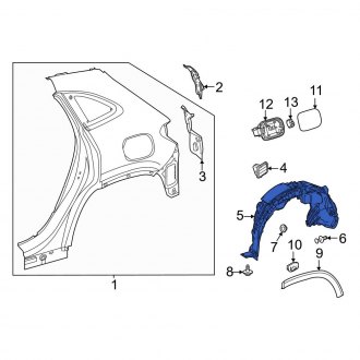 Mercedes GLA Class Replacement Fender Moldings & Trim — CARiD.com