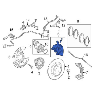 Mercedes GLA Class OEM Brake Parts | Pads, Bleeders, Rotors — CARiD.com