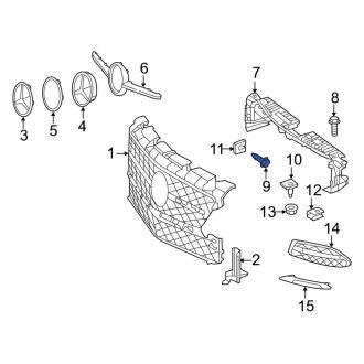 Mercedes Metris Grille Brackets & Hardware — CARiD.com