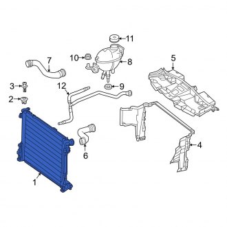 Mercedes SLC Class OEM Engine Cooling Parts | Radiators, Fans — CARiD.com