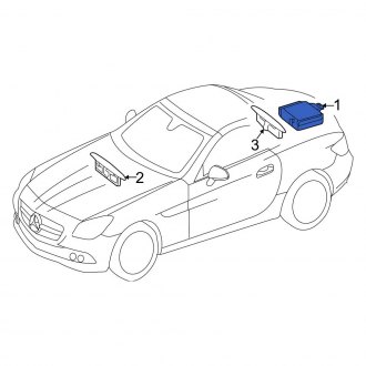 Mercedes SLK Class Parking Sensors | Garage, Rear, Front — CARiD.com