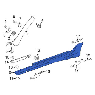 Mercedes SLK Class Rocker Panels, Floor Pans, Moldings — CARiD.com