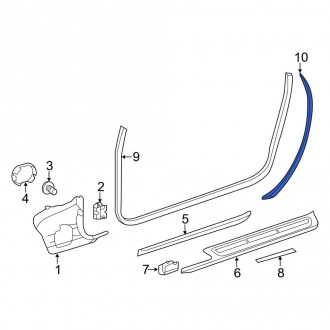 Mercedes SLK Class Door Seals & Weatherstripping – CARiD.com