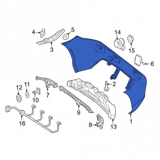 Mercedes SLK Class OEM Bumpers | Genuine Front & Rear Bumpers — CARiD.com
