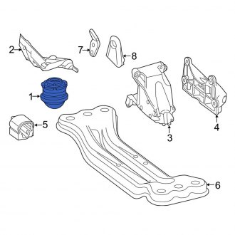 Mercedes SLC Class Motor Mounts & Mounting Hardware — CARiD.com
