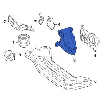 Mercedes SLC Class Replacement Motor Mounts — CARiD.com
