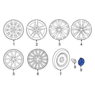 Mercedes CL Class OEM Wheels & Tires | Lug Nuts, TPMS Sensors — CARiD.com