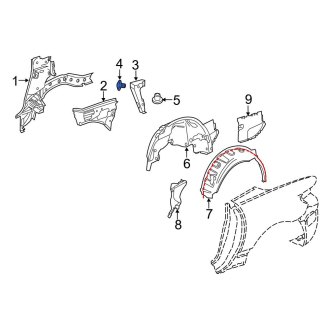 Mercedes SL Class OEM Window Parts | Visors, Regulators — CARiD.com