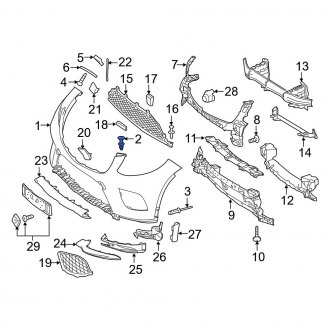 Mercedes GLE Class OEM Bumpers | Genuine Front & Rear Bumpers — CARiD.com