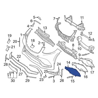 Mercedes GLS Class Replacement Grilles | Moldings, Brackets - CARiD.com