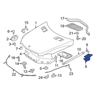 Mercedes GL Class OEM Body Hoods | Carbon Fiber, Fiberglass — CARiD.com