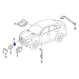 Mercedes GL Class Parking Sensors | Garage, Rear, Front — CARiD.com