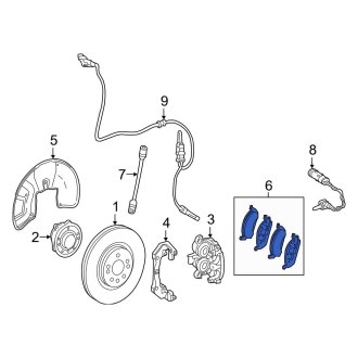 Mercedes OEM Brake Parts | Pads, Bleeders, Rotors, Lines — CARiD.com