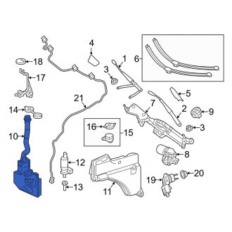 Mercedes GLS Class Windshield Washer Tanks & Parts — CARID.com