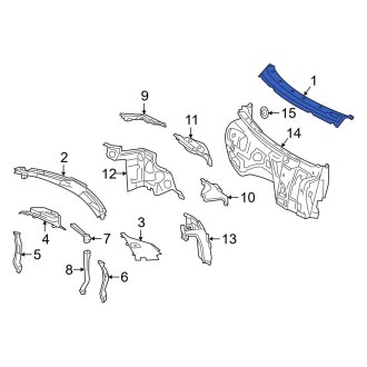 Mercedes GLE Class Cowl Panels & Parts | Vent Grills — CARiD.com