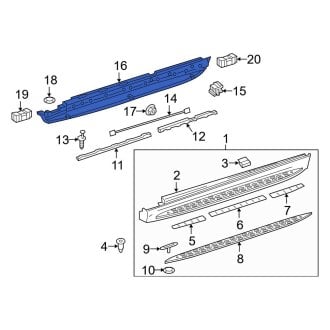 Mercedes GLE Class OEM Running Boards | Side Steps & Nerf Bars — CARiD.com