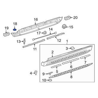 Mercedes GLS Class Rocker Panels, Floor Pans, Moldings — CARiD.com