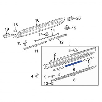 Mercedes OEM Running Boards | Factory Side Steps & Nerf Bars — CARiD.com