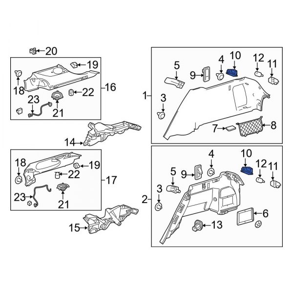 Mercedes-Benz OE 2218200401 - Courtesy Light