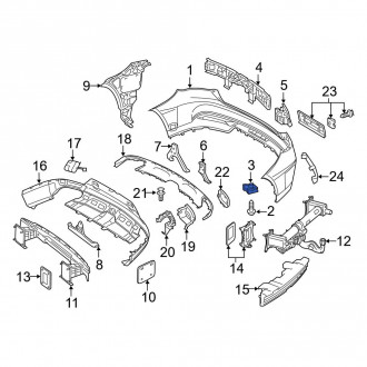 Mercedes GLB Class OEM Bumpers | Genuine Front & Rear Bumpers — CARiD.com