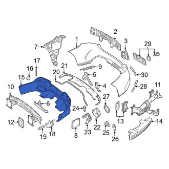 Mercedes GLS Class OEM Bumpers | Genuine Front & Rear Bumpers — CARiD.com