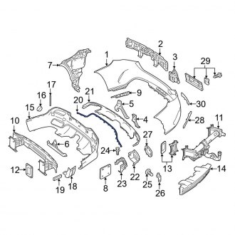 Mercedes GL Class OEM Bumpers | Genuine Front & Rear Bumpers — CARiD.com