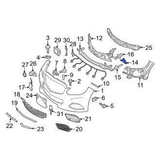Mercedes E Class OEM Header Panels & Parts — CARiD.com