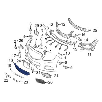 Mercedes E Class OEM Grilles | Factory Billet & Mesh Grilles — CARiD.com