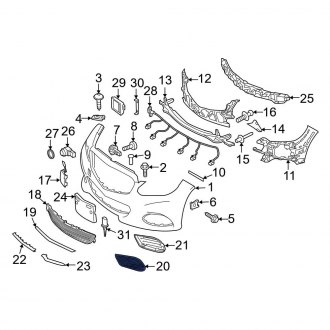 Mercedes E Class OEM Grilles | Factory Billet & Mesh Grilles — CARiD.com