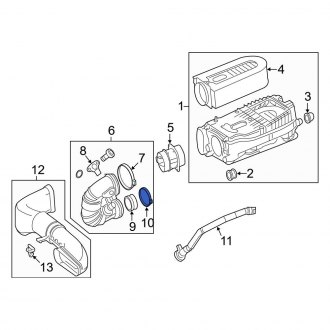 Mercedes GLC Class Replacement Intercooler Hoses — CARiD.com
