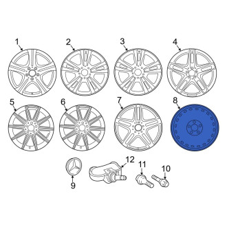 Mercedes AMG GT Replacement Factory Wheels & Rims - CARiD.com